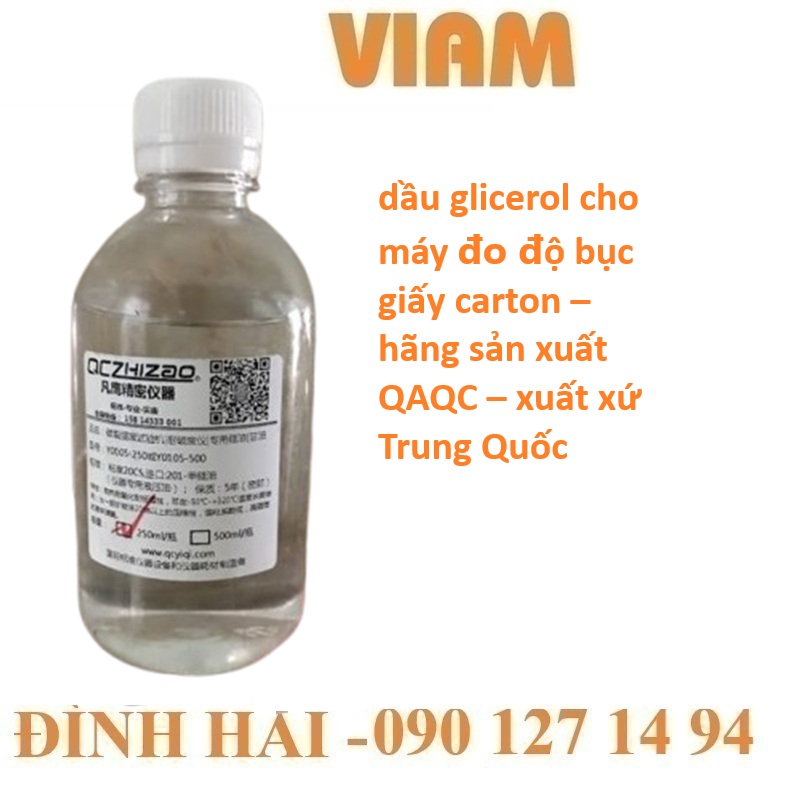 Dầu Glycerol Cho Máy Đo Độ Bục Giấy Carton - My Blog